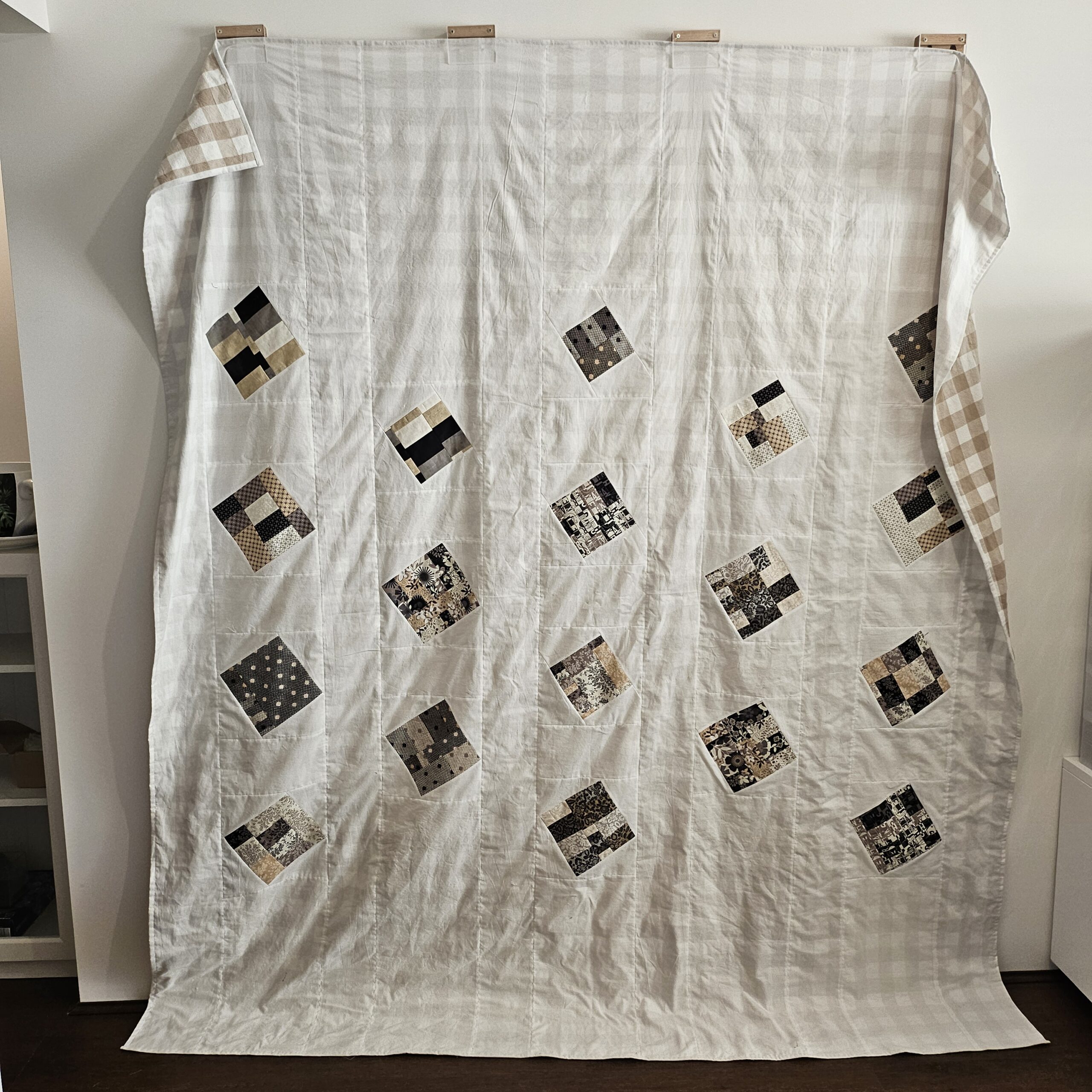 Date Night Wonky Squares Bedcover – Weekly Shonen Hikaru
